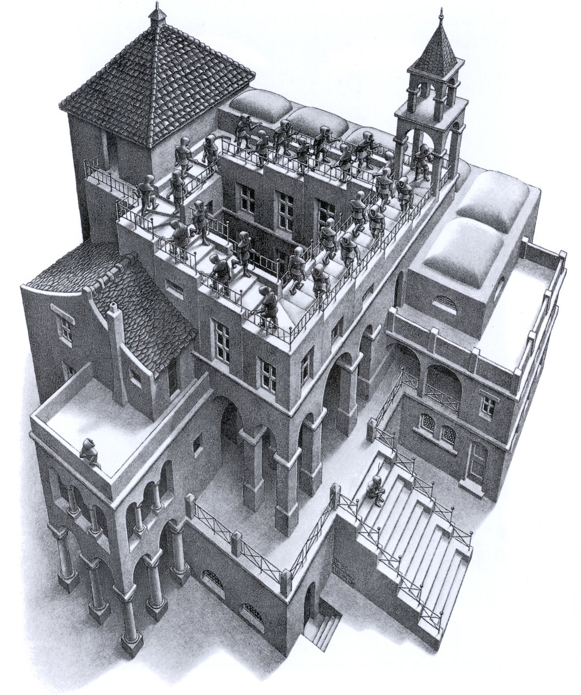 Diamonds and Rust: Escher Strange Loops