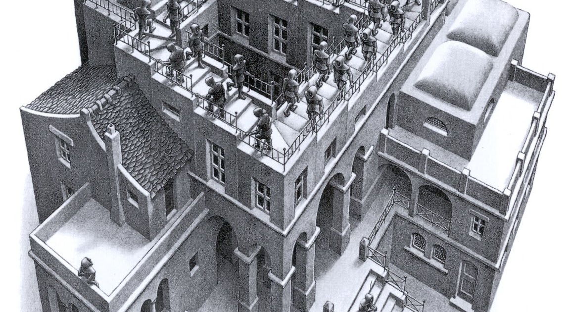 Diamonds and Rust: Escher Strange Loops