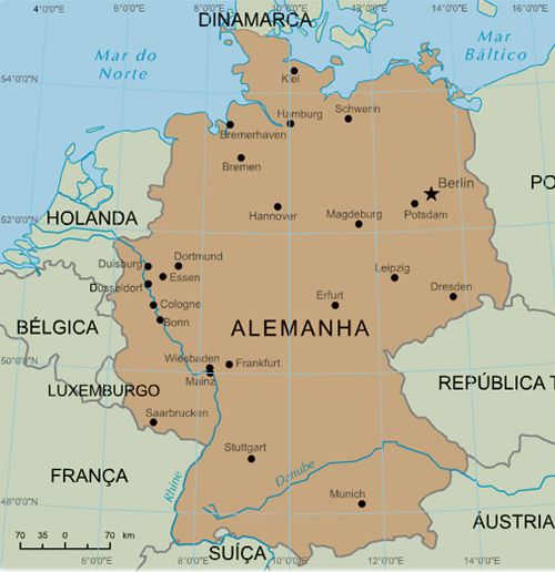 Alemanha Mapa : Mapa Mundi: Mapas da Alemanha : Se você quer saber tudo ...
