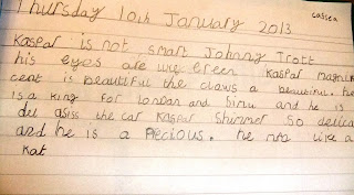 St. Clare's Class Blog: "Kaspar is not smart, Johnny Trott."