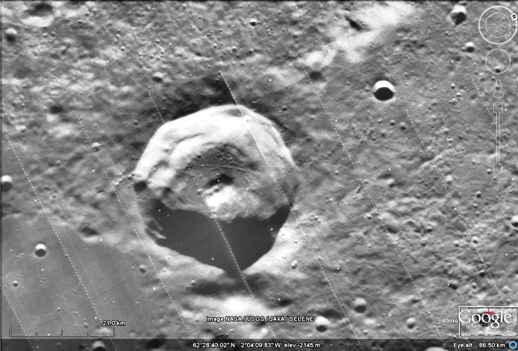Lunar Anomalies: Hexagonal Craters