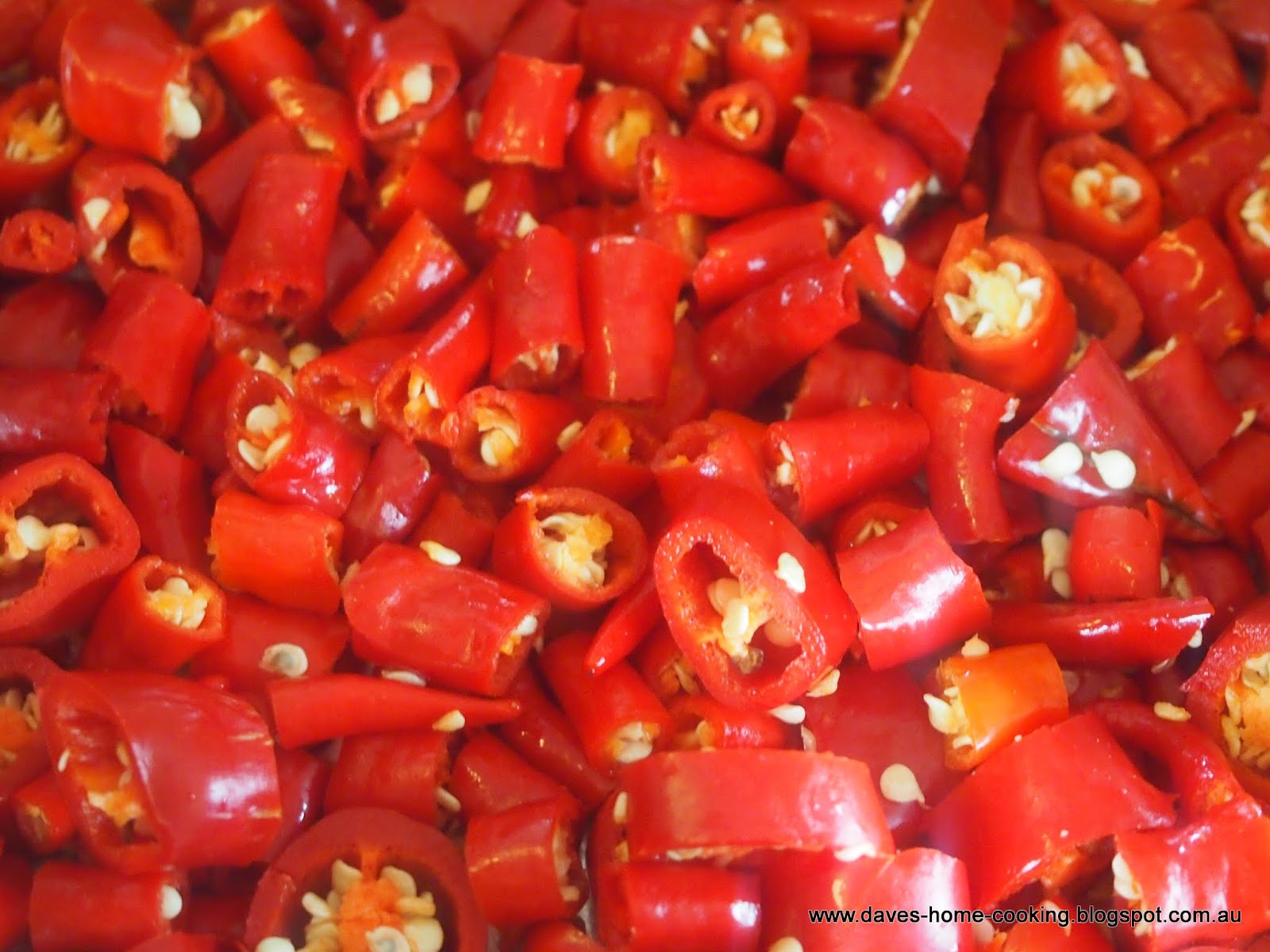 Dave's Home Cooking: Hot chilli sauce