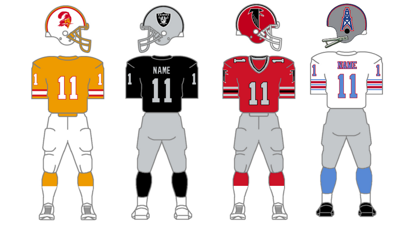 The Gridiron Uniform Database: Best NFL Uniform Tournament, Week 3