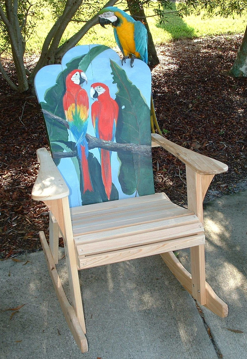 Kiwi's Angels: Adirondack Parrot Chairs