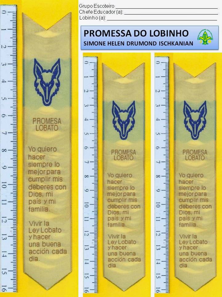 GRUPO ESCOTEIRO JOÃO OSCALINO : PROMESSA DO LOBINHO