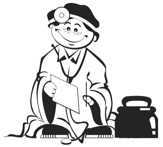 universul copiilor: Imagini de colorat doctor