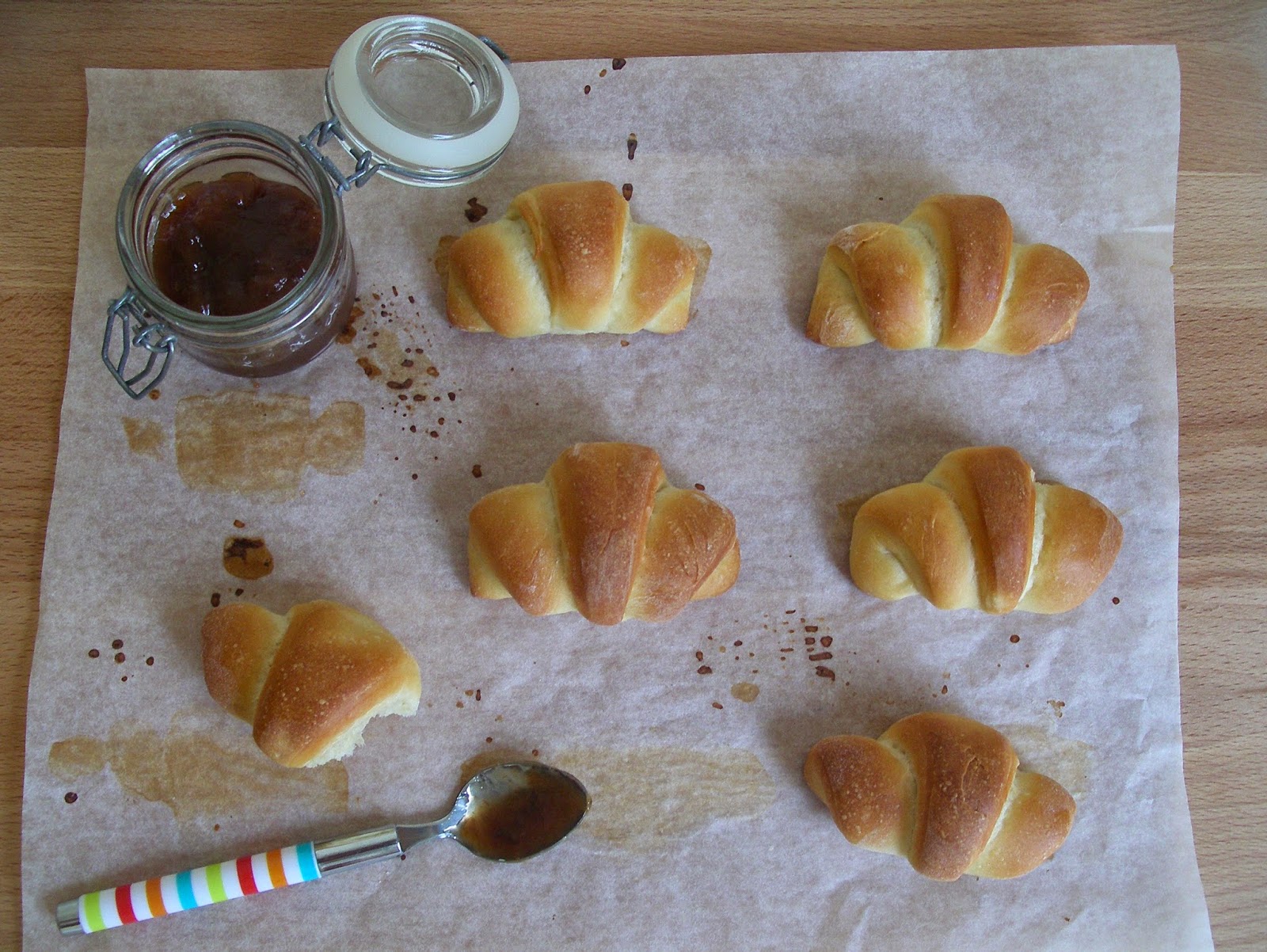 KITCHEN IN THE SAND: Croissant-shaped milk bread