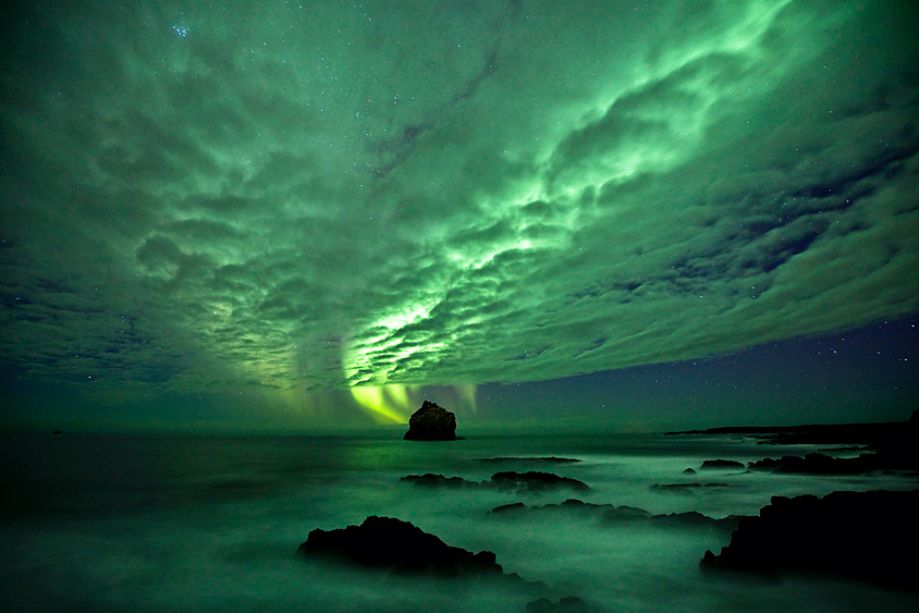 Las Fotos Mas Alucinantes: cielo verde