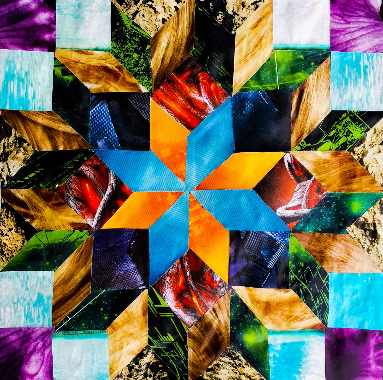 2AD, Texture Quilt Square