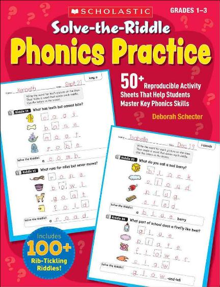 Solve-the-Riddle Phonics Practice Grades 1-3