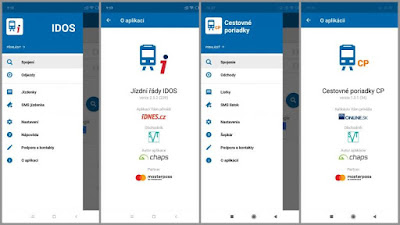 dopravacz : V nativních aplikacích Jízdní řády IDOS a Cestovné poriadky ...