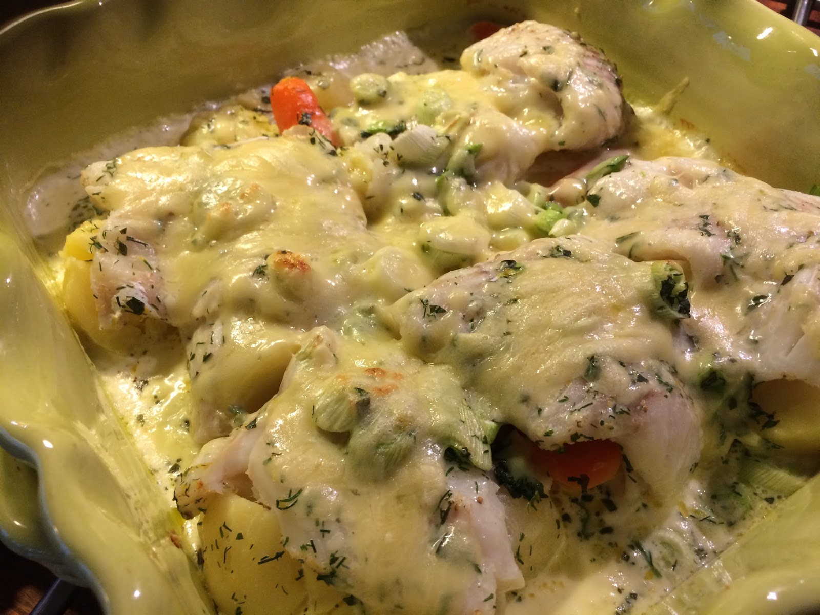 Farmors mat: Örtbakad torskfilé i ugn