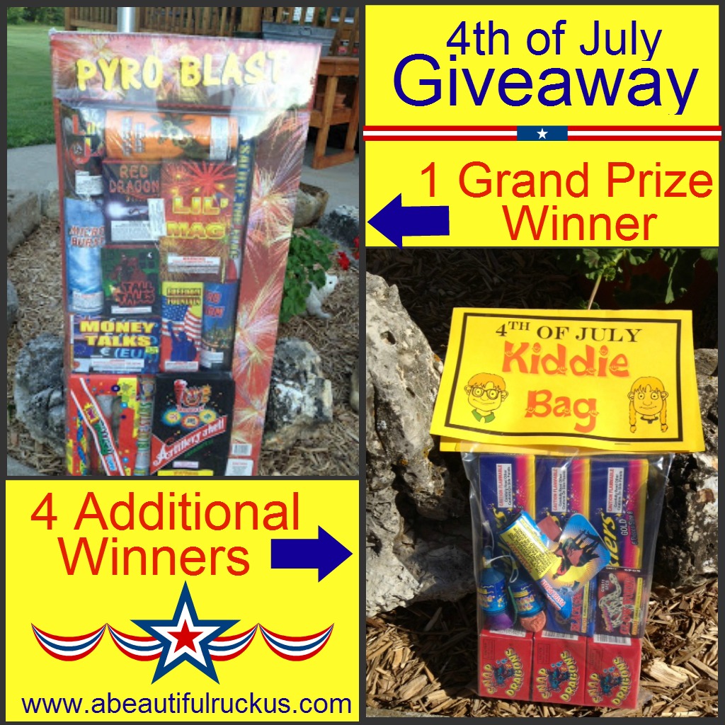 A Beautiful Ruckus: Independence Day Fireworks Giveaway!