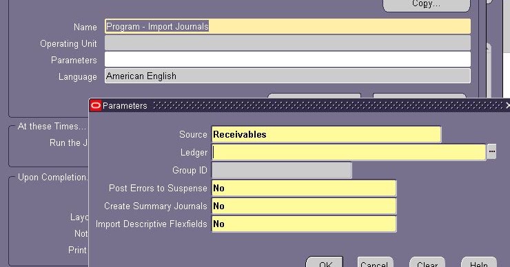 General Ledger Interface