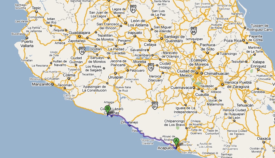 Hiver 2010-2011: Playa Azul, Michoacán à l'hôtel Playa Azul du 14 au 17 ...