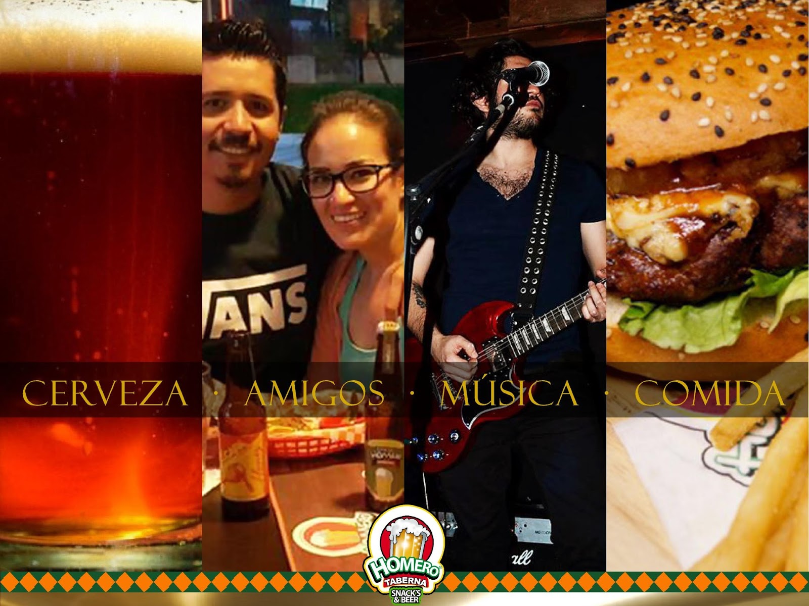 Homero Taberna Franquicia: Homero y la comida