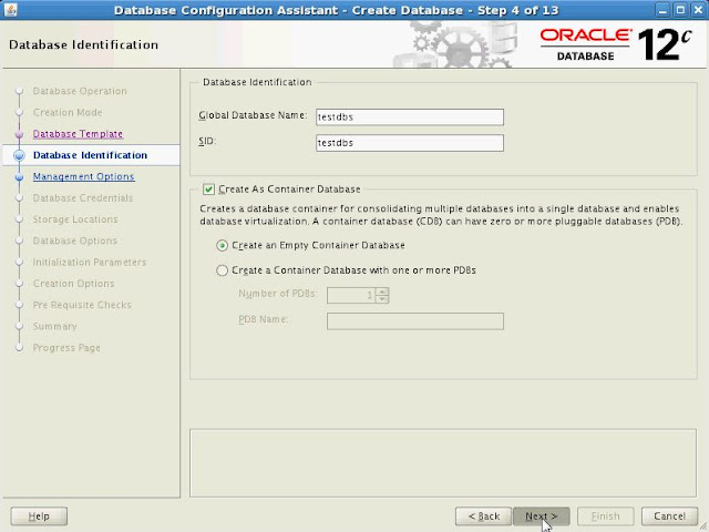 Oracle Database 12c: Create Oracle Database 12c Container Database (CDB) using DBCA