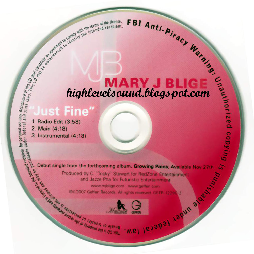 highest level of music: Mary J. Blige - Just Fine-(Promo_CDS)-2007-hlm