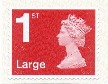 31p purple: 1st Class gets a deeper 'Royal Mail' red colour. Again.