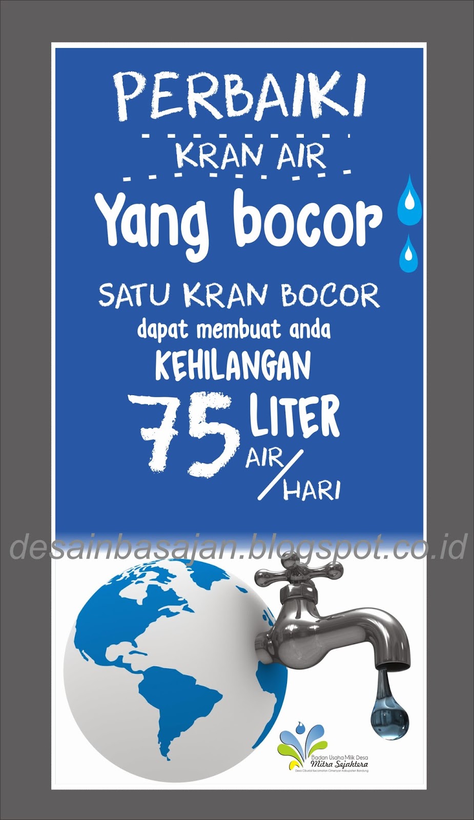 Desain Basajan: Desain Poster Air