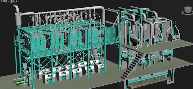 Hongdefa Maize mill wheat flour mill installation plan