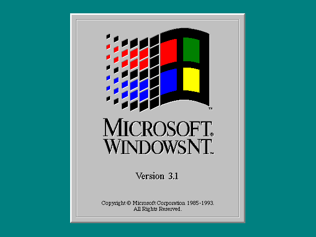 Efemerides de Tecnologia: 27 de julio (1993) Microsoft lanza Windows NT 3.1