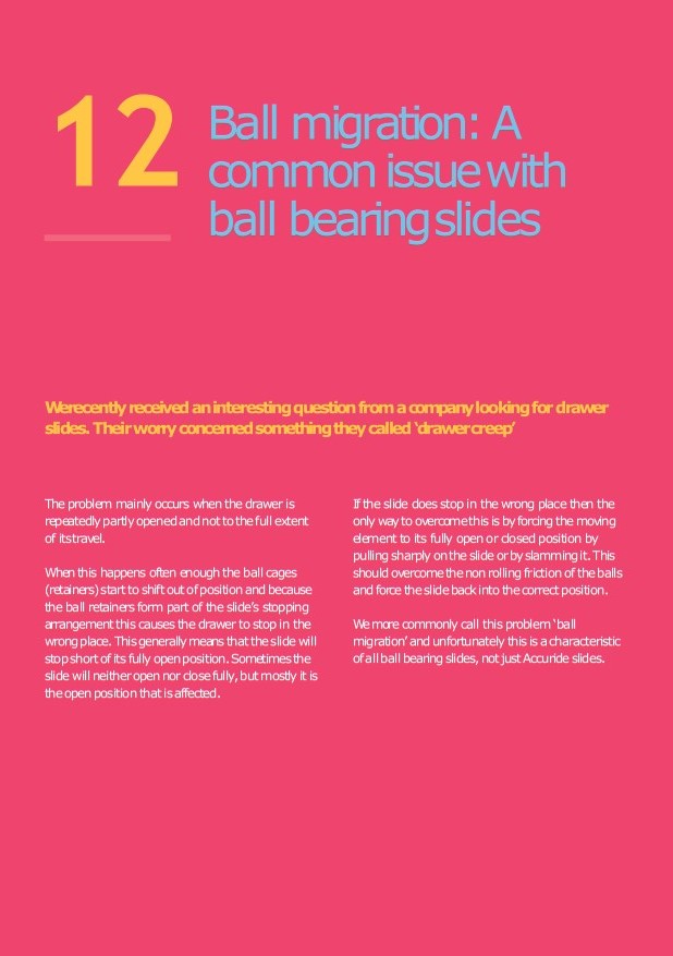 Ball migration: A common issue with ball bearing slides | HVPAL Hardware
