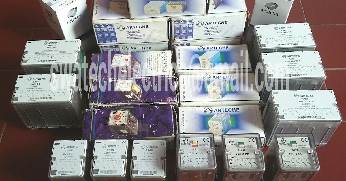 SWATECH ELECTRICA : Jual/Sell: Relay ARTECHE RF4R 110V dc,RJ8R 110V dc.