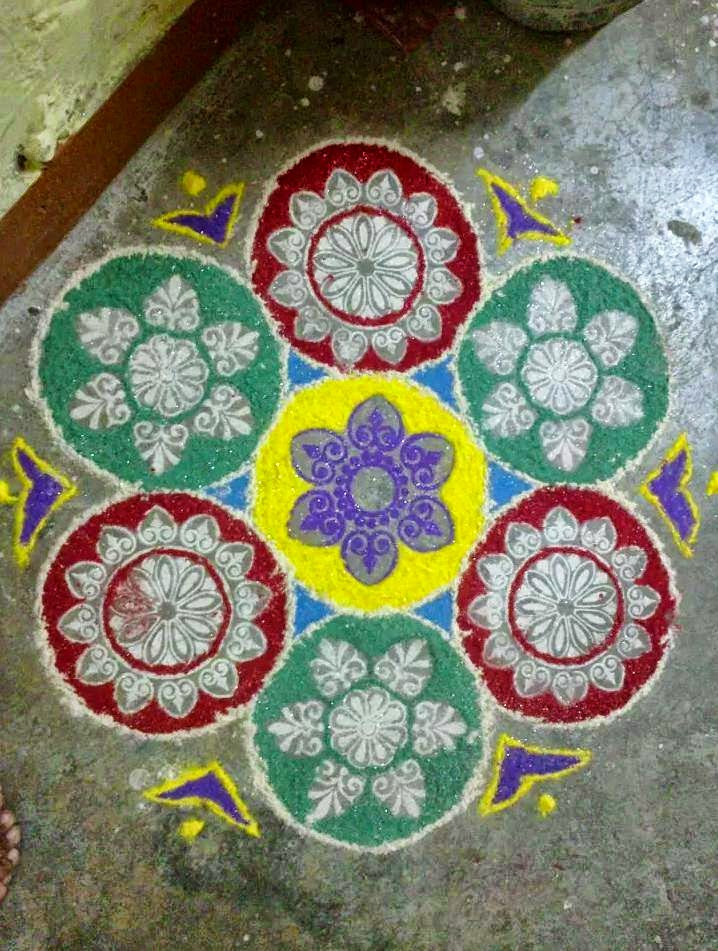 Makar Sankranti and Pongal Rangoli Patterns