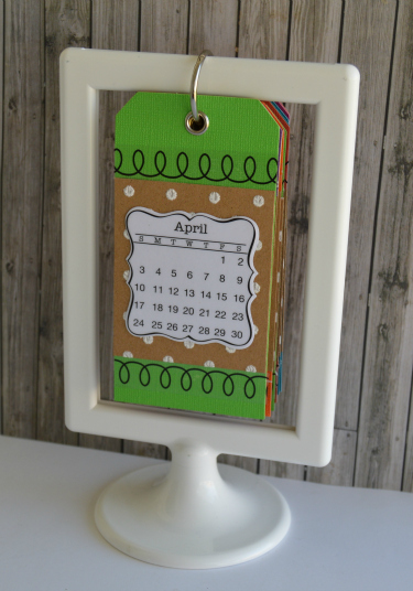Scrapping with Christine: Mini Calendars with SRM Stickers