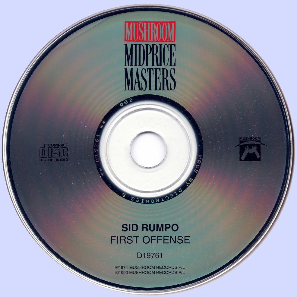 Plain and Fancy: Sid Rumpo – First Offense (1974 aussie, fine hard ...