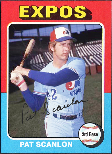 WHEN TOPPS HAD (BASE)BALLS!: NOT REALLY MISSING IN ACTION- 1975 PAT SCANLON