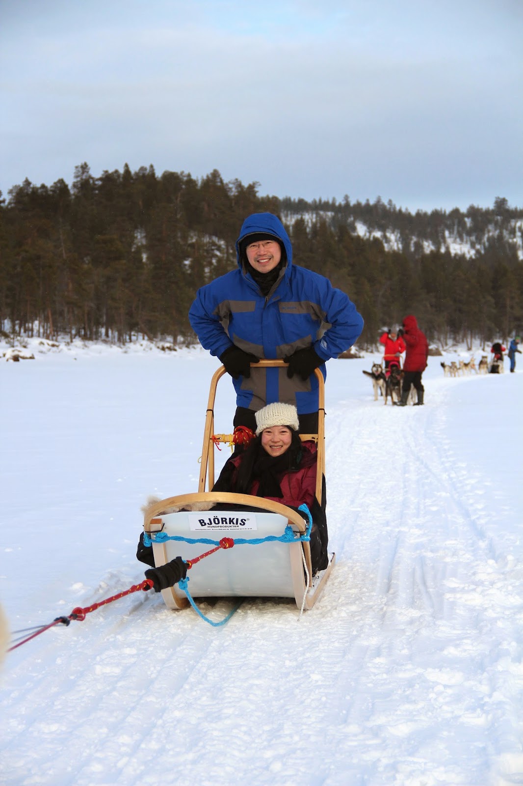 Jamie: Husky Dog Sledding in Finland