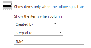 SharePoint Views [Me]-Filter in Schema.xml