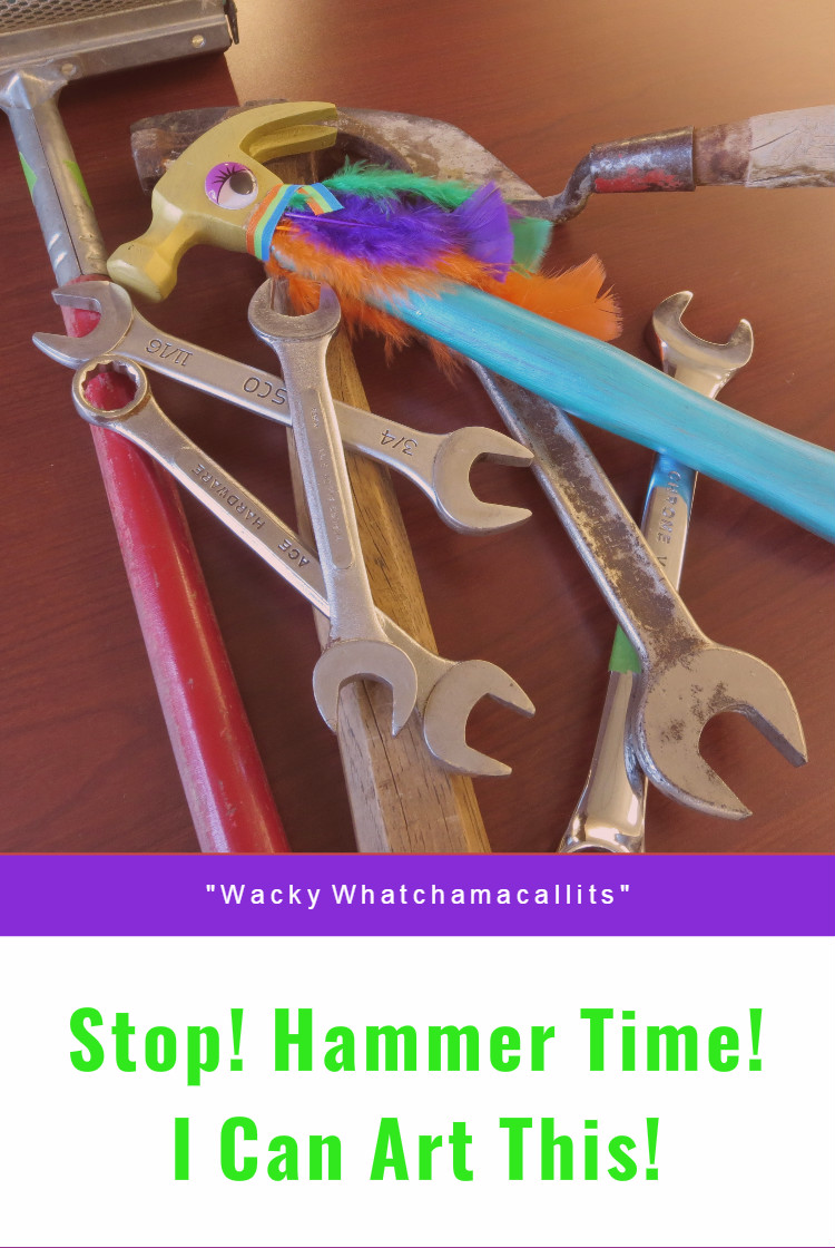 Two Book Geeks: Stop! Hammer Time! I Can Art This!