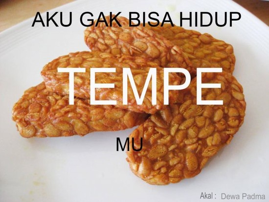 40 Meme Lucu Makanan Tahu Dan Tempe - Meme Kocak Bikin Ngakak
