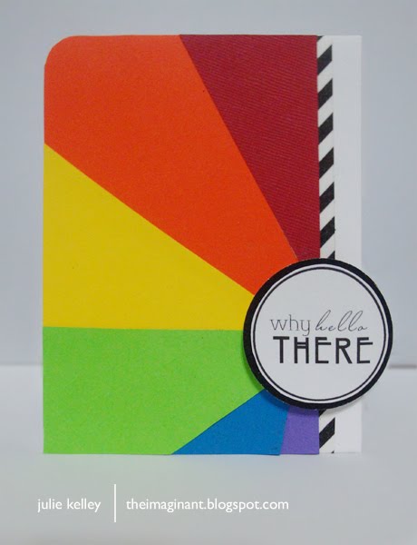 The Imaginant: Rainbow Rays Card