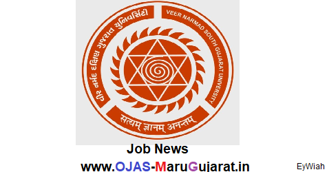 Veer Narmad South Gujarat University (VNSGU) Recruitment for 54 Various ...