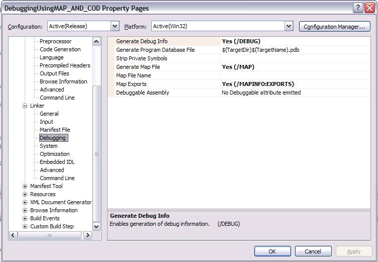 Bharath's Musings: Debugging using .MAP and .COD file: The forgotten ...