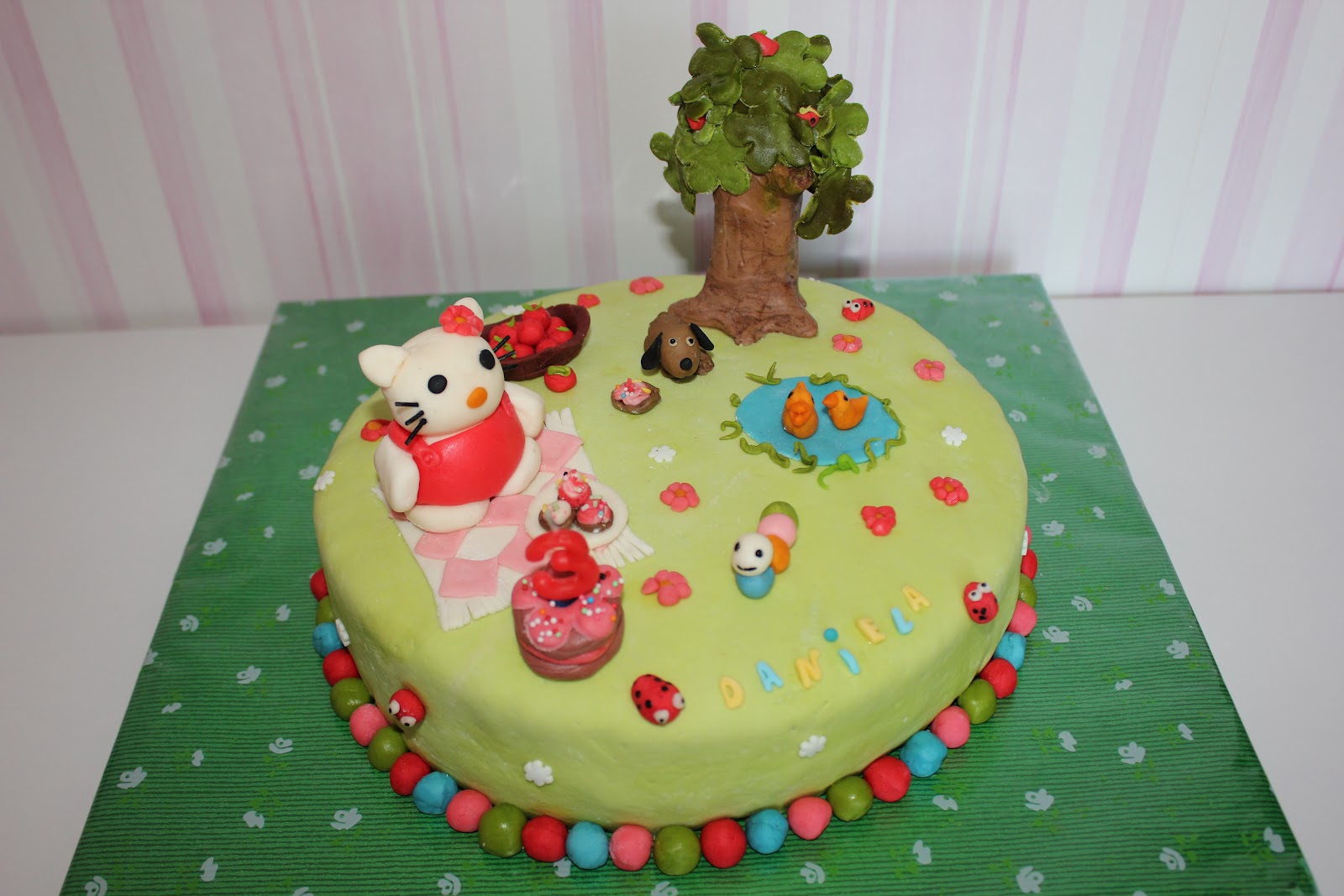 Dulce Sorpresa Sanlúcar: Tarta hello kitty para Daniela