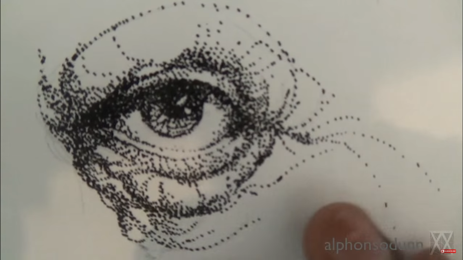 How to draw & shade with stippling, stipples, or dots by Alphonso Dunn