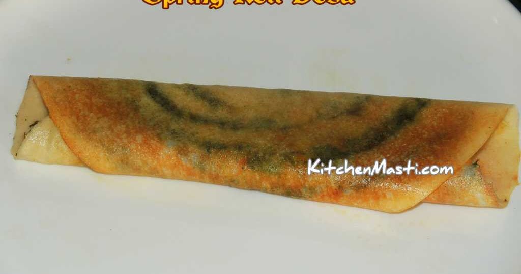 Spring Roll Dosa Recipe ( Pancake ) | Vegetarian Recipes