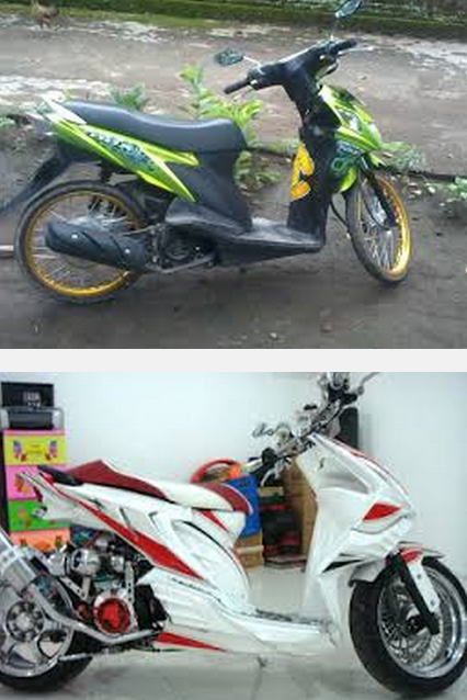 Gambar foto modifikasi motor suzuki nex ceper velg bintang keren ...