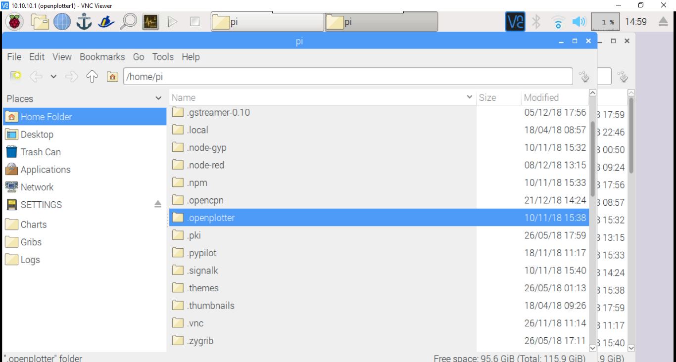 Matilda's Journey: Setting up layers folder in OpenPlotter - OpenCPN