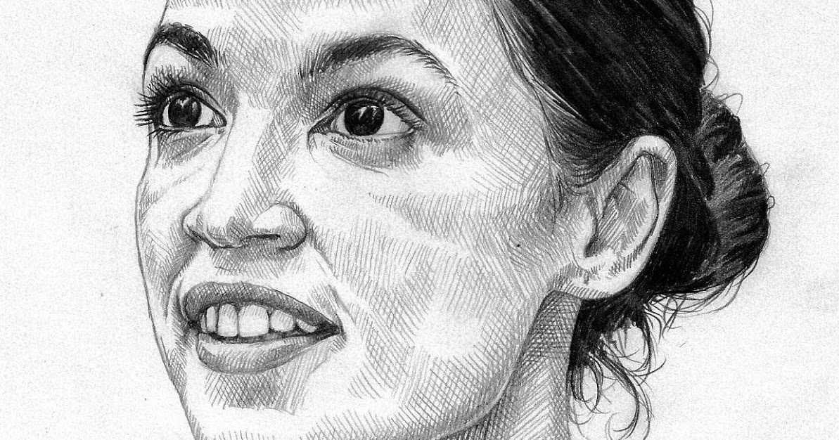 Drawing from experience...: Alexandria Ocasio Cortez