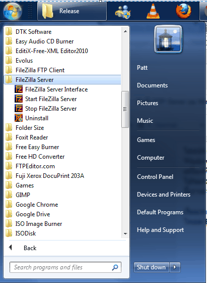 ติดตั้ง FTP Server บน Windows 7 ด้วย FileZilla - pStudioDev Developmemt ...