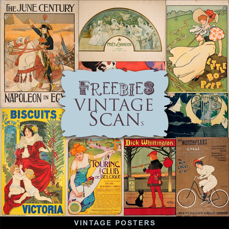 New Freebies Kit of Vintage Posters:Far Far Hill - Free database of ...