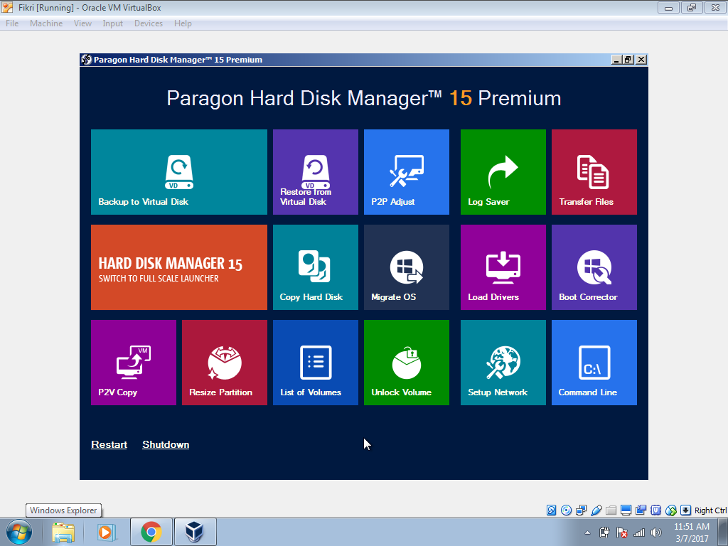 Paragon Hardisk Manager 15 Premium Bootable - Fikri Software