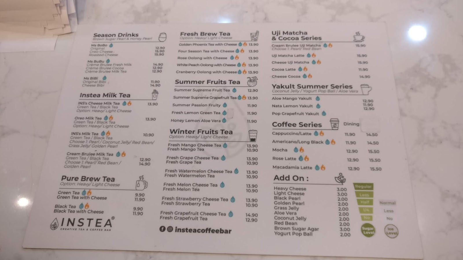 It's About Food!!: INSTEA @ Tropicana 218 & Sentral Jaya