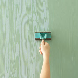 Style Rainbow: DIY- Wood Grain Walls